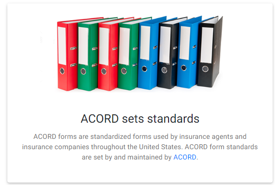 Choices | 800-873-4757 Free ACORD Forms - Frequently Used